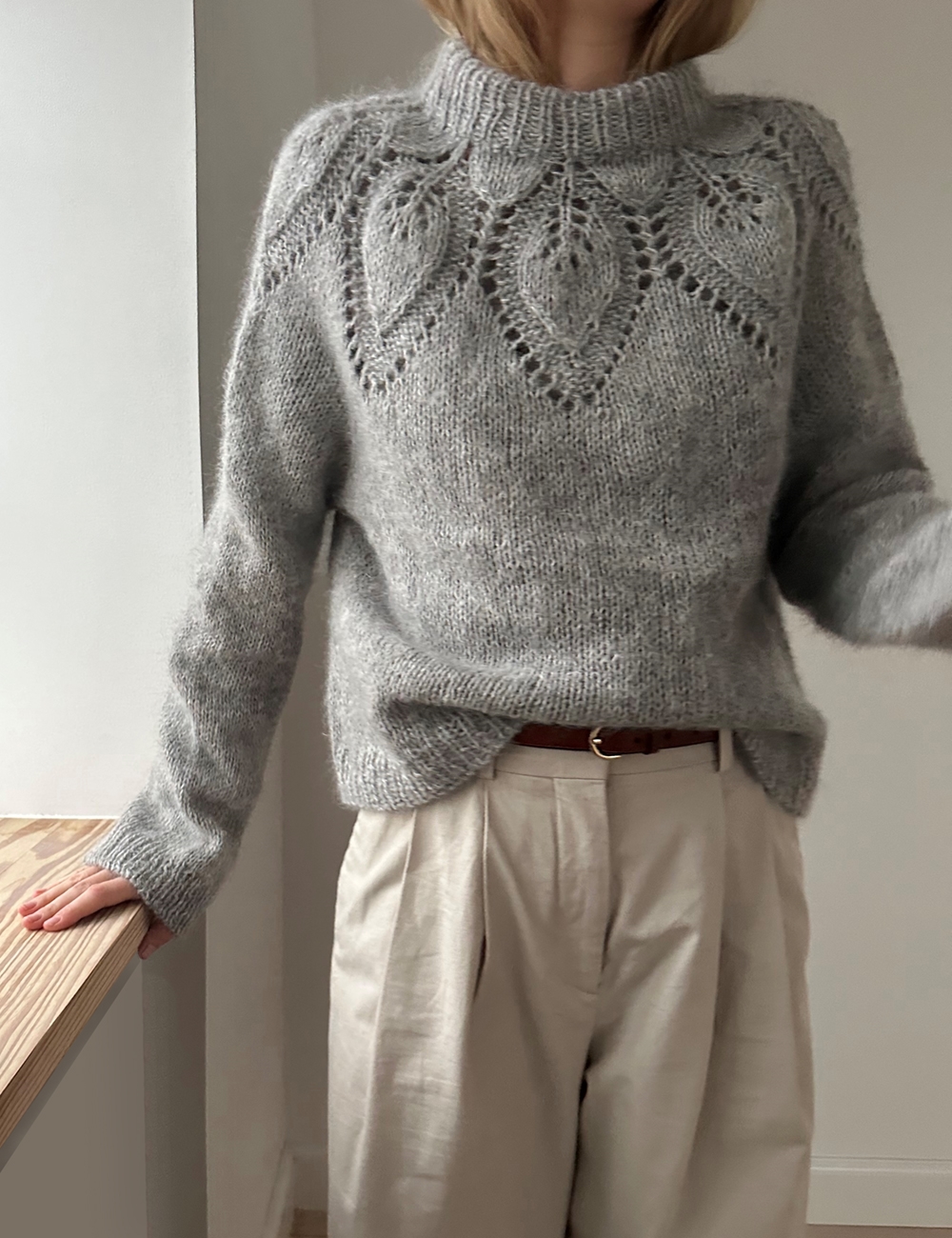 Dahlia Sweater knitting pattern (english) - leknit