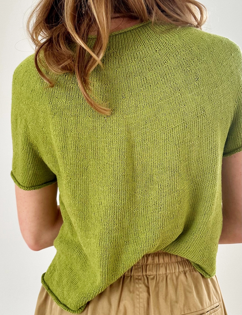 Plain Yoke Tee 28 Strickanleitung (deutsch) - leknit