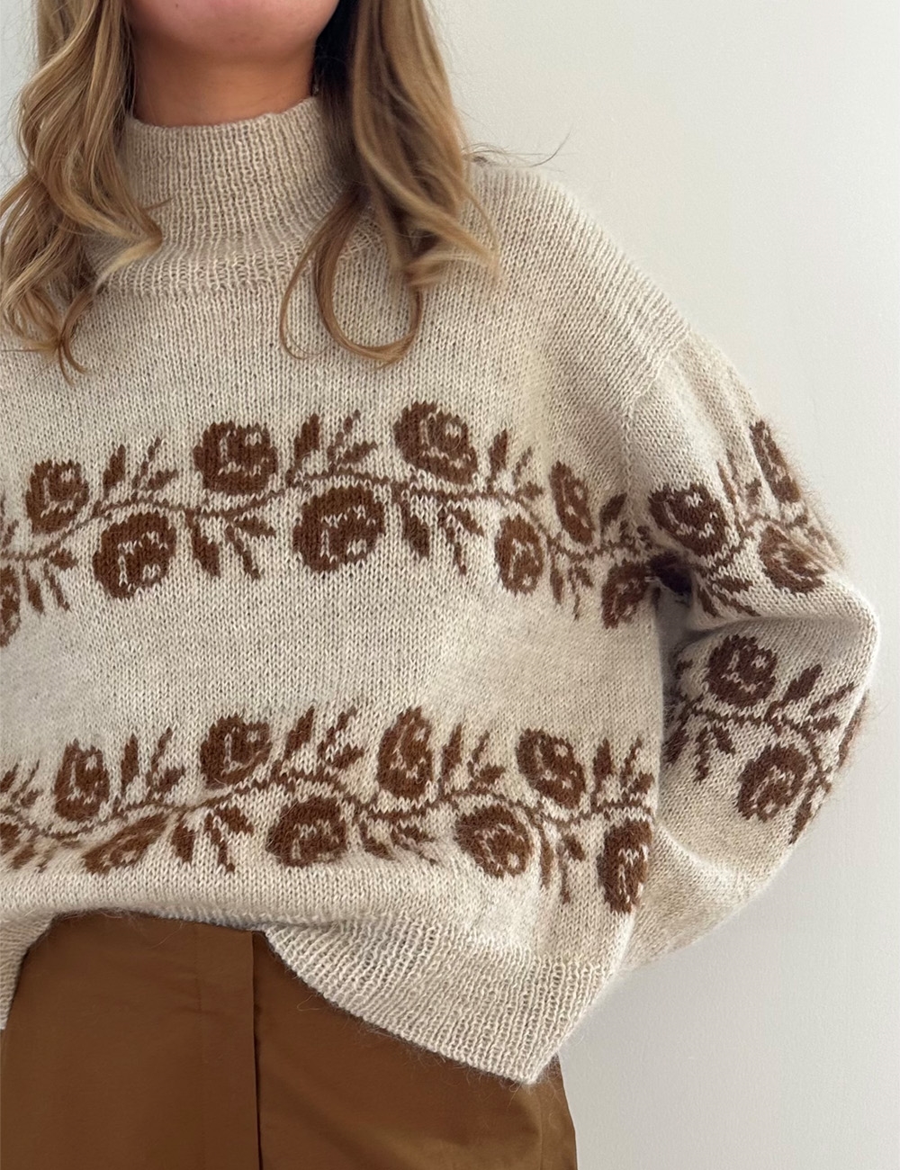 Rosie Sweater knitting pattern - english - leknit